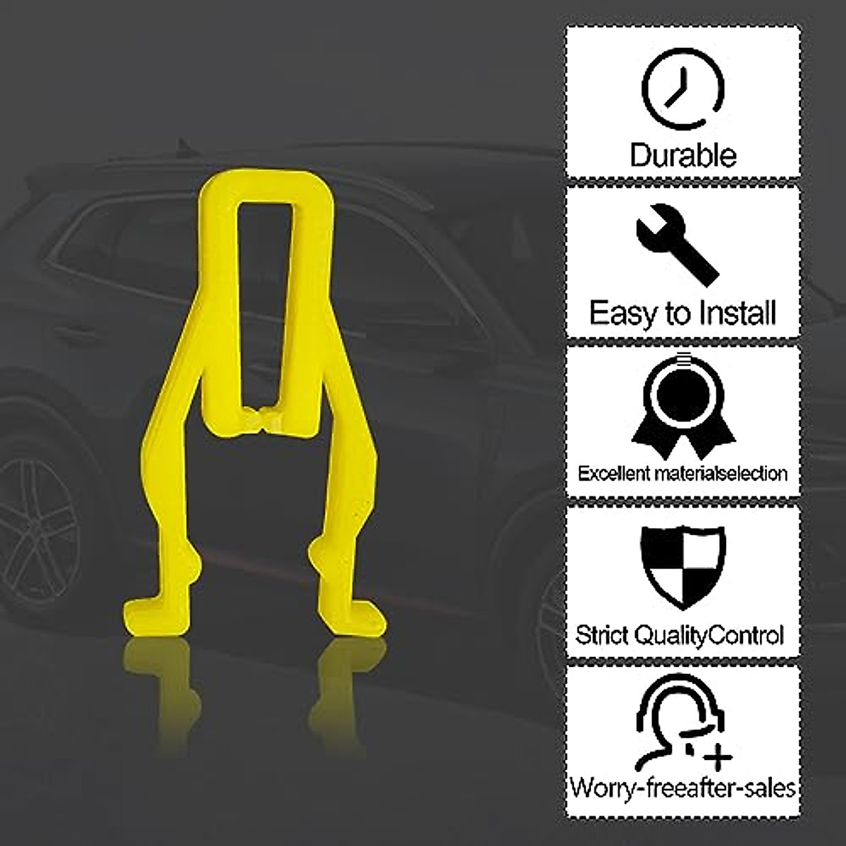 30pcs Plastic Nylon Speaker Cover Clip Switch Bezel Clip Compatible With Toyota Lexus 9046710203