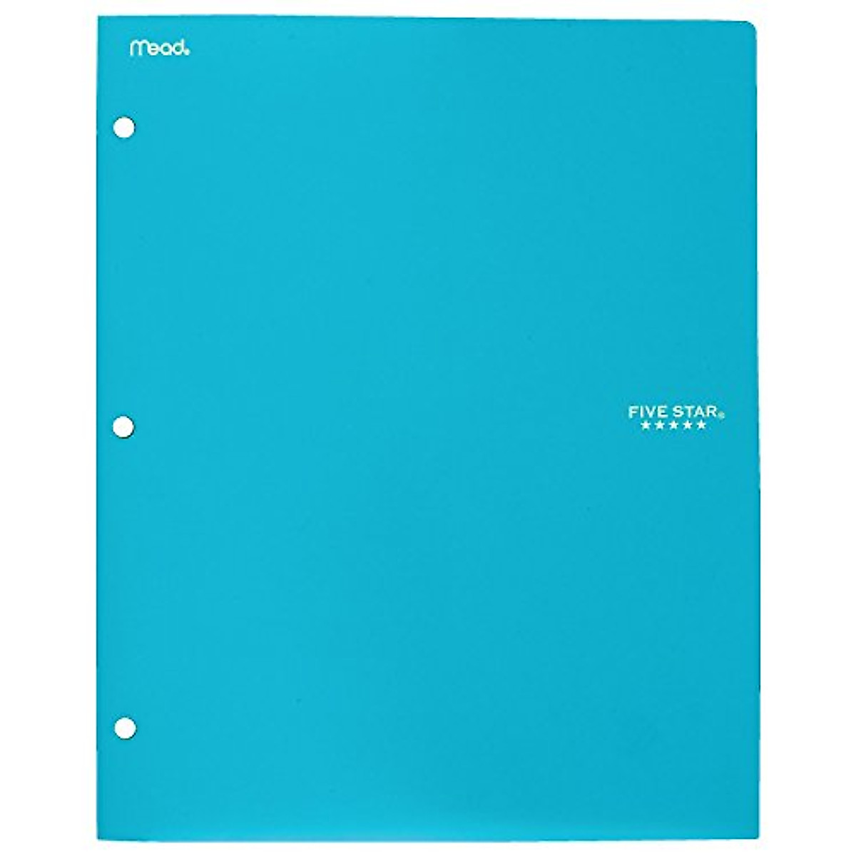 Five Star 2 Pocket Folder, Stay-Put Folder, Plastic, Folders with Pockets, Color Selected for You, 1 Count (33210)