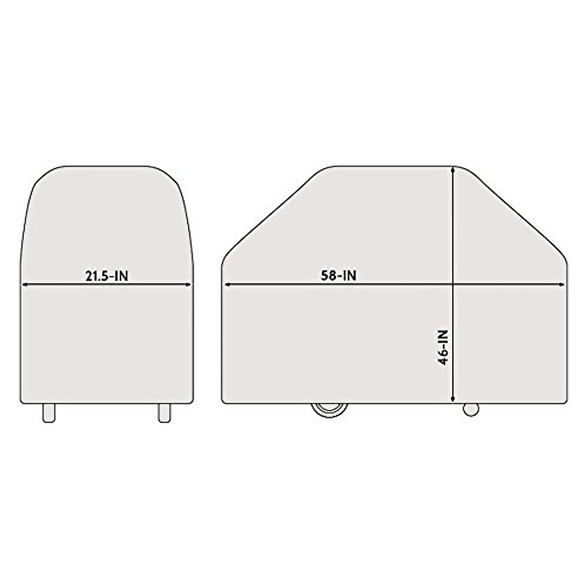 Broil King 58" Premium Exact Fit Cover for Baron 400-Series BBQ Grills