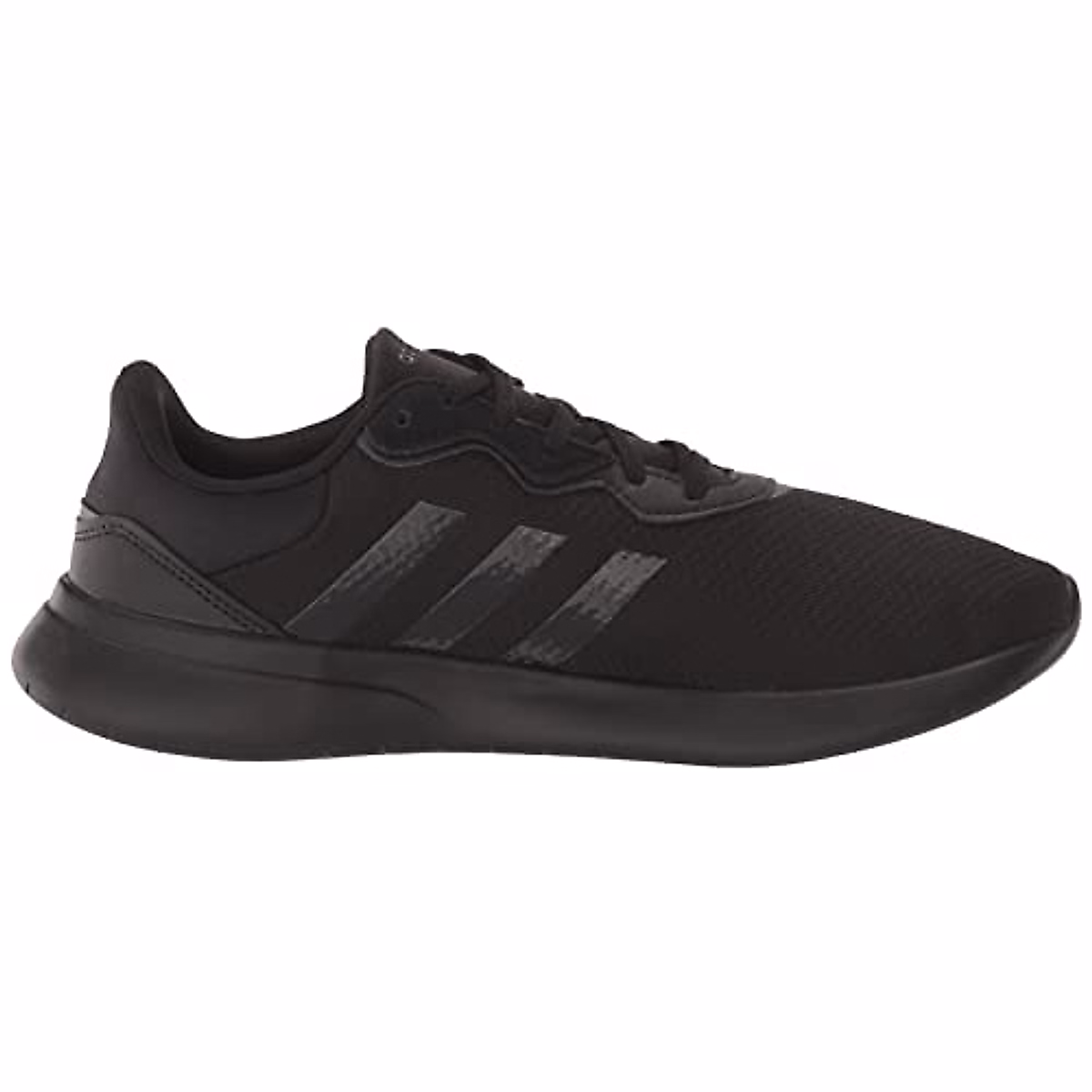 adidas Women's QT Racer 3.0 Running Shoe, Black/Black/Iron Metallic, 9