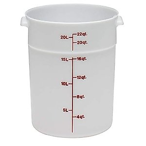 Round 22 Quart Poly White