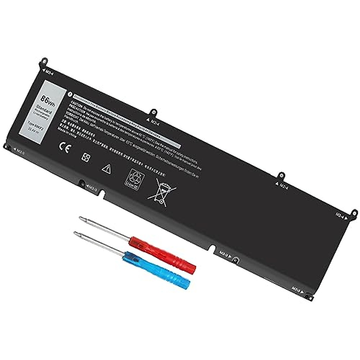 DMKAOLLK 86Wh 69KF2 8FCTC Battery for Dell XPS 15 9500 9510 9520 9530 Precision 5550 5560 5570 Alienware M15 R3 R4 R5 R6 R7 M17 R3 R4, G7 15 7500,G15 5510 5520 P87F P91F P100F P45E 11.4V