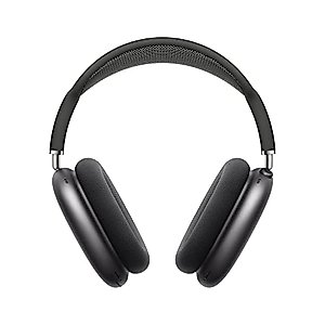 Apple AirPods Max Wireless Over-Ear Headphones. Active Noise Cancelling, Transparency Mode, Spatial Audio, Digital Crown for Volume Control. Bluetooth Headphones for iPhone - Space Gray