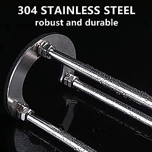 Undermount Sink Brackets, 304 Stainless Steel Undermount Sink Mounting Brackets for Kitchen and Bathroom, TUTULOO New Undermount Sink Support(15.7 to 27.5 inch)2pcs