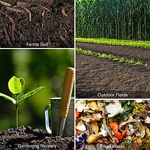 VIVOSUN Compost Thermometer, 20 Inch Backyard Soil Thermometer with Stainless Steel Dial for Composting Bins, Outdoor Gardening and Planting (0-200°F)