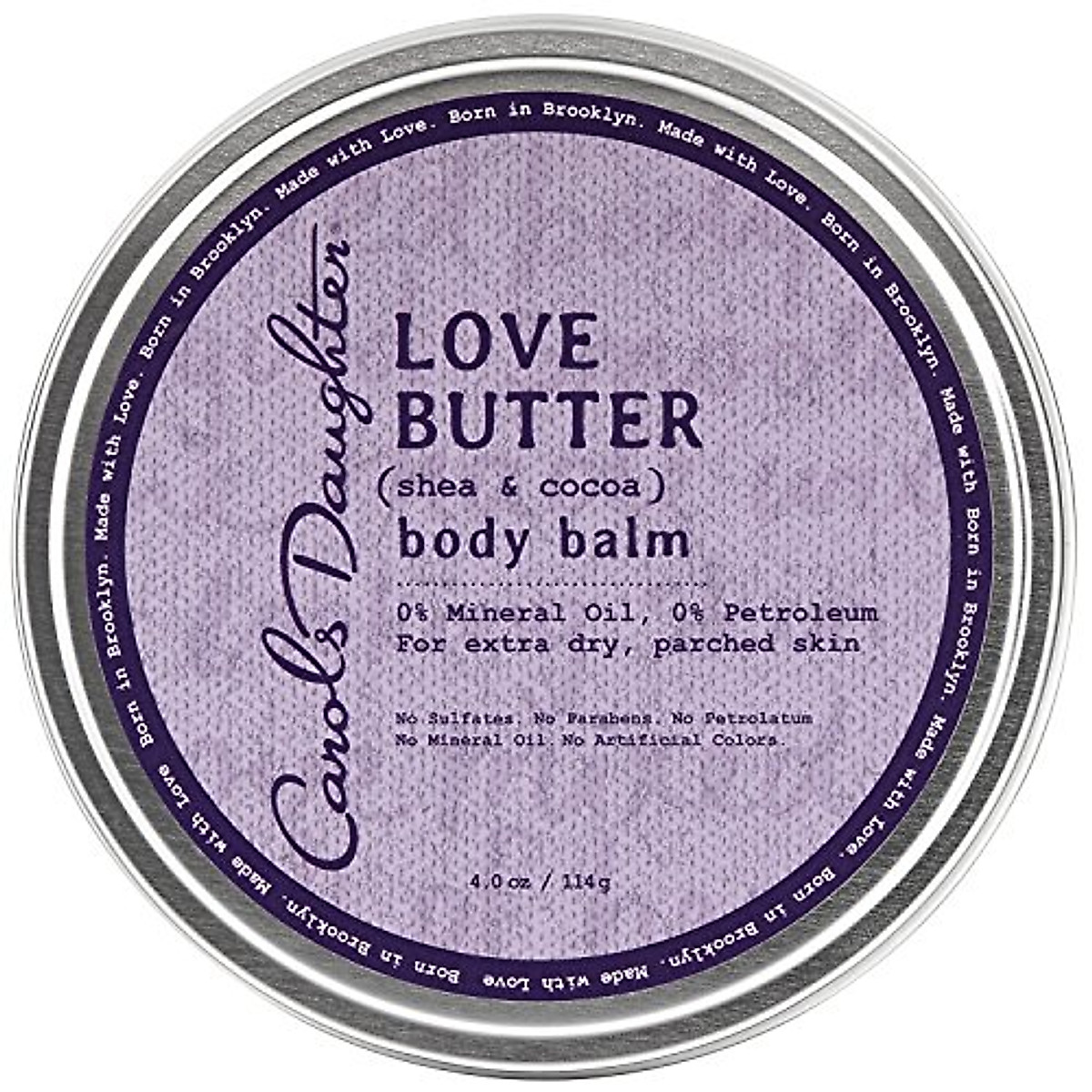 Carol’s Daughter Nourishing Love Butter Body Balm with Shea Butter and Cocoa Butter for Extra Dry Parched Skin and No Parabens, 4 oz