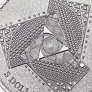 2022 1 oz Tokelauan Silver Magnum Opus Coin Brilliant (BU) Uncirculated with Certificate of Authenticity $5 Mint State