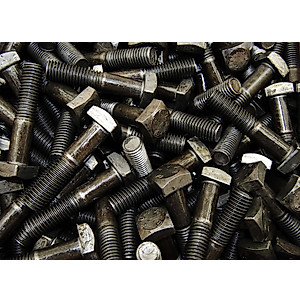 (20) Square Head 5/8-11 x 3 Bolts Unplated A307 15/16" Sq