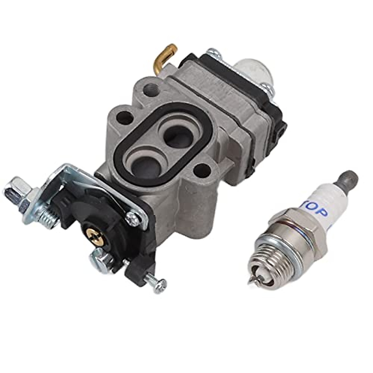 Cosiki Brushcutter Trimmer Carburetor, Reliable Replacement Carburetor Kit Prolong Machine Life for Garden Tool