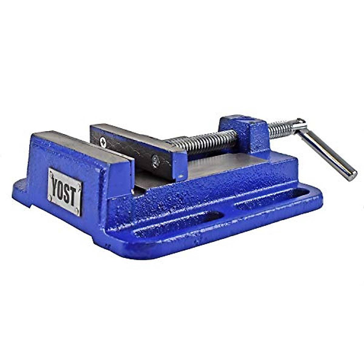 Yost Vises LDPV-6 Drill Press Vise | 6 Inch Jaw Width Portable Vise | Blue