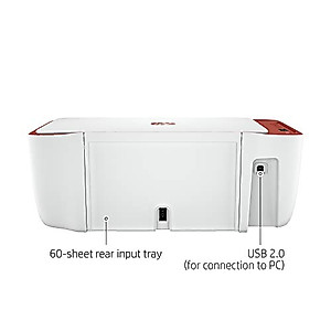 HP DeskJet 2732 Wireless All-in-One Compact Color Inkjet Printer - Instant Ink Ready, Terracotta 5AR84A (Renewed)