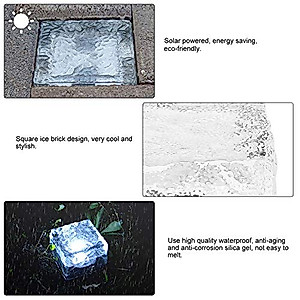 Aqur2020 LED Buried Lamp, Garden Blue Light Buried Lamp, Fashionable for Park Landscape Courtyard Home