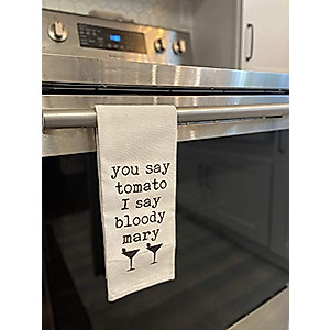 You Say Tomato I Say Bloody Mary Tea Towel