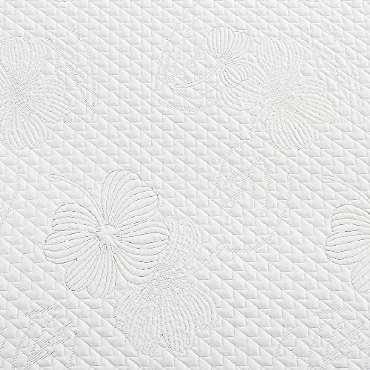 Olee Sleep 9 Inch I-Gel Multi Layered Memory Foam Mattress, Full, White