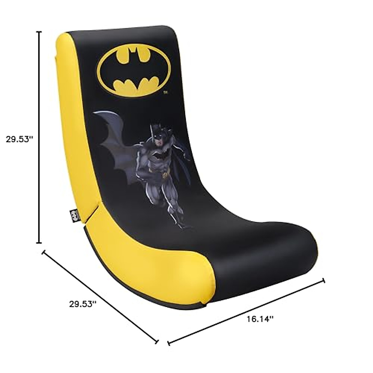 Subsonic Batman - Junior Rock'n'seat Gaming Chair- Child/Teenager Gamer Seat for Bedroom Official License (PS5////)