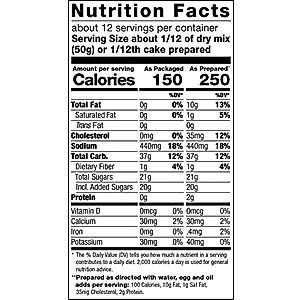Pamela's Gluten Free Vanilla Cake Mix, Dairy Free, Kosher, 21-Ounce Bag (Pack of 6)