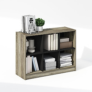 Furinno Basic 3x2 Cube Organizer Shelf Storage, Bookcase, French Oak