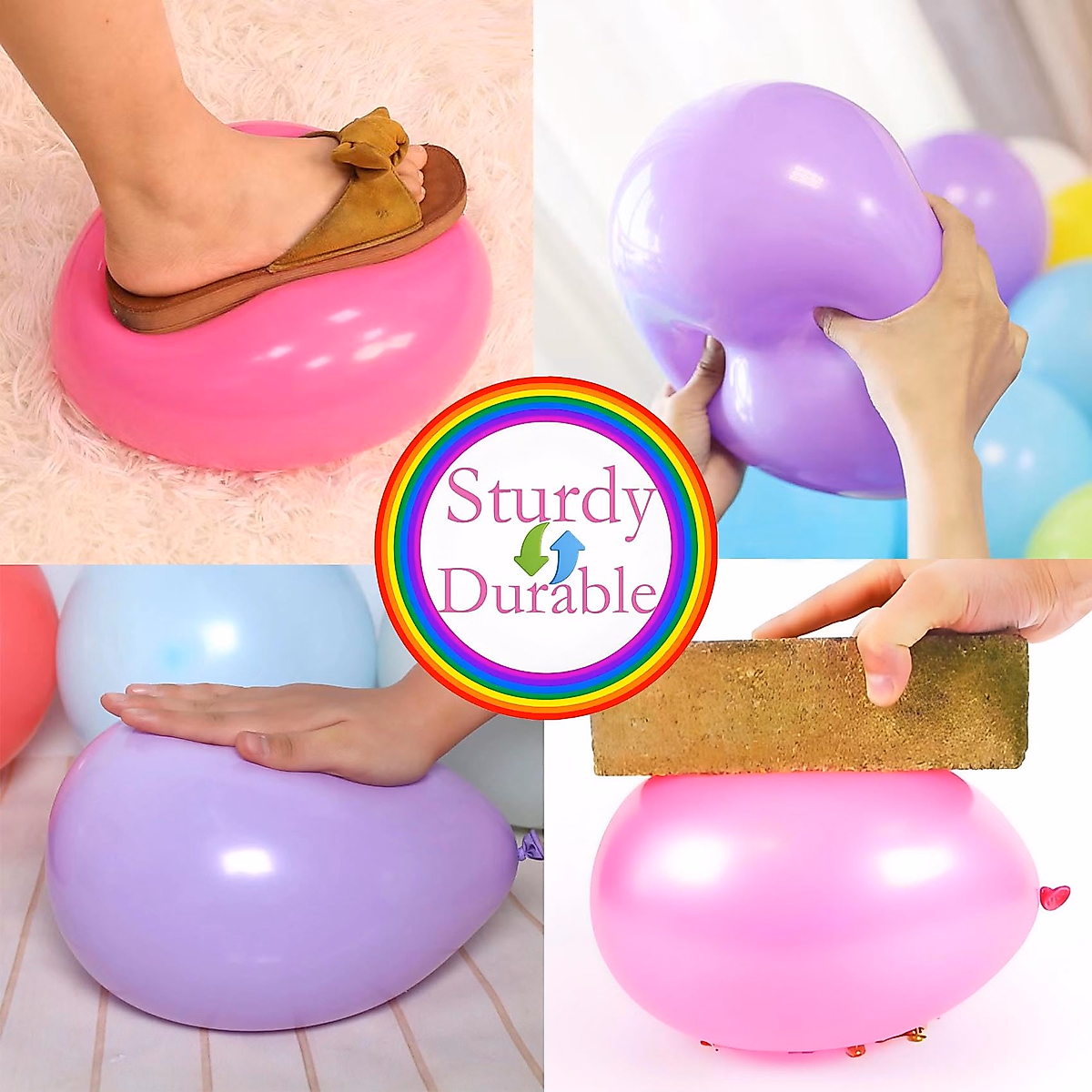 Orange and Blue Balloons for Graduation Baby Shower Wedding Birthday Family Parties Decoration,80Pcs 12inch