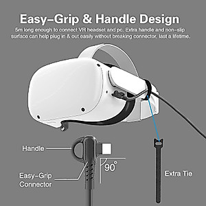 Cleaning Tool & Long Link Cable for Oculus Quest 2/1