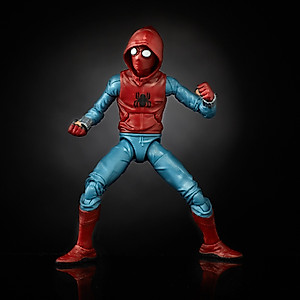 Marvel Legends Spider-Man Homecoming Movie Spider-Man (Homemade Suit) Action Figure (Build Vulture's Flight Gear), 6 Inches