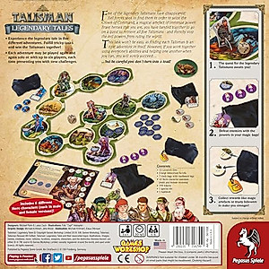 Pegasus Spiele 56100E - Talisman - Legendary Tales, Multicolor