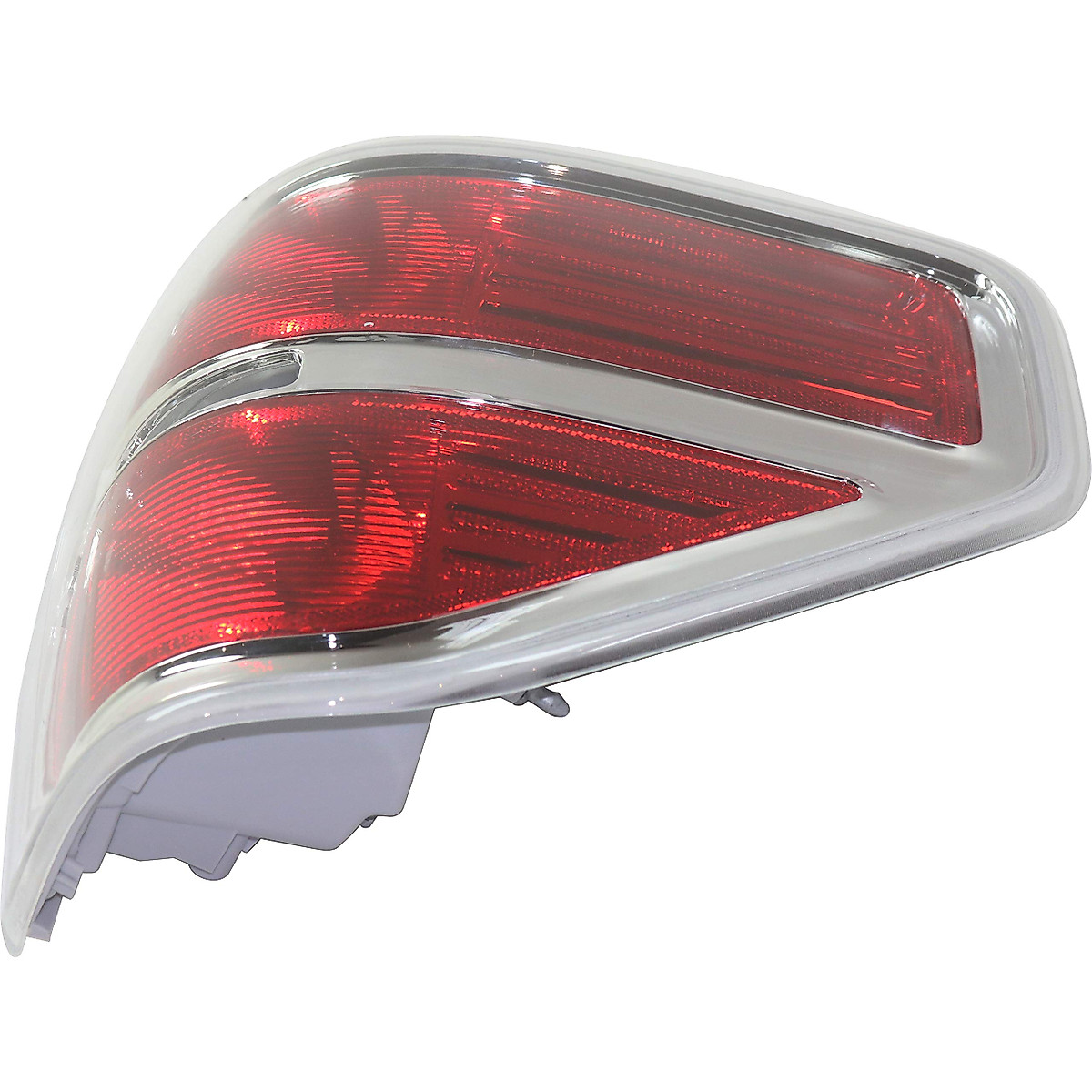 Evan Fischer NHTSA/DOT Compliant Tail Light Lens and Housing Compatible with 2009-2014 Ford F-150 Styleside Chrome trim Passenger Side - FO2819143, BL3Z13404B