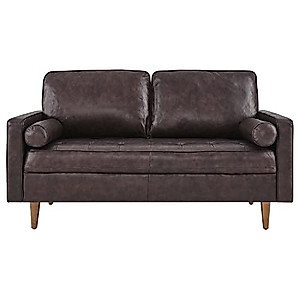 Modway Valour Love Seats, Loveseat, Brown