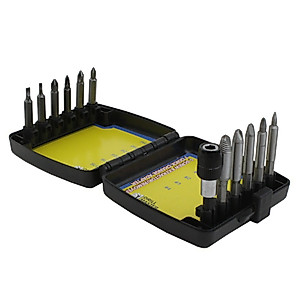 DRILL MASTER Screw Remover & Quick Change Bit 12-Piece Set