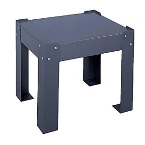 Durham 311-95 Gray Steel Base for Large Slide Compartment Box Rack, 20-5/8" Width x 15-5/8" Height x 12-5/8" Depth