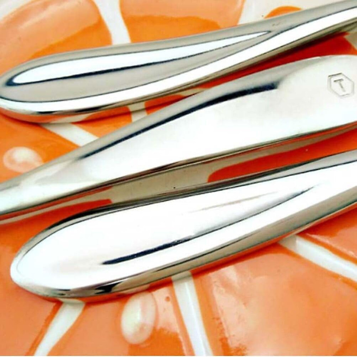 3pcs Stainless Steel Fruit Forks Metal Dinner Forks Satin Forks Two Prong Dinner Fork for Home Restaurant Hotel (Silver)