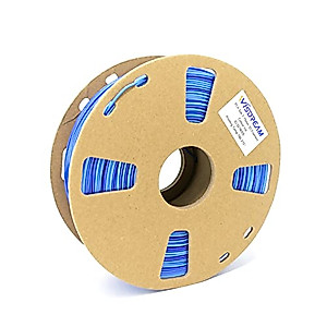 WISDREAM 3D Printer PLA Ice Blue/Sea Blue Gradient Color Filament 1.75mm, Dimensional Accuracy +/- 0.03mm,1kg(2.2 lbs), Fit Most FDM 3D Printer (PLA Ice Blue/Sea Blue Gradient Color)