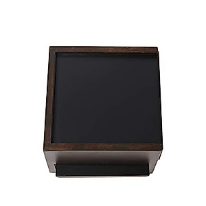 Umbra Mini Stowit Jewelry Box - Modern Keepsake Storage Organizer with Hidden Compartment Drawers for Ring, Bracelet, Watch, Necklace, Earrings, and Accessories,Black/Walnut
