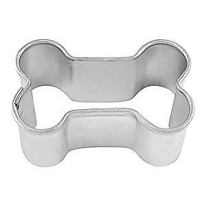 Mini Dog Bone 1.5 Inch Cookie Cutter from The Cookie Cutter Shop – Tin Plated Steel Cookie Cutter