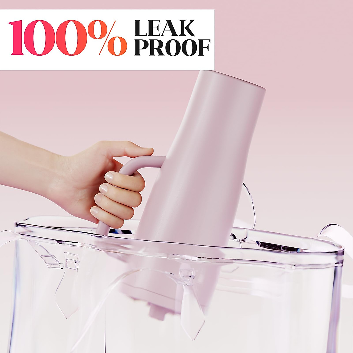 FOHGEE 40oz Tumbler with Handle and Straw Lid【Magnetic lid + Removable built-in straw】100% Leak-proof Travel Coffee Mug, Stainless Steel Insulated Cup, Keeps Cold for 24Hrs (ChillWave Pink Dream)