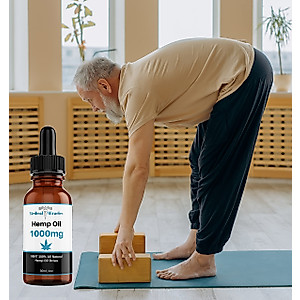 Medical Miracles Hemp Oil - Relief, Quick Healing, Maximum Strength, 100% Natural Tincture May Relieve Muscle, Joint, Knee, Nerve | Fast Acting, Extreme Power (1000mg Hemp Oil)