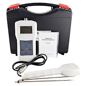 Digital Tobacco Moisture Meter Analyzer Tobacco Leaf Moisture Tester MS320 Measuring Range 8% to 40% with Separated Probe