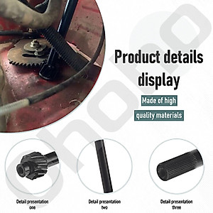 938-05078 Steering Shaft by Ohoho - Compatible with MTD CLT38G, CLT42G, CLT42H, CLT46CVT, LT4200, LT4216, LT4600 - Replaces 938-05078, 738p07154,738-05078, 93805078, 73805078