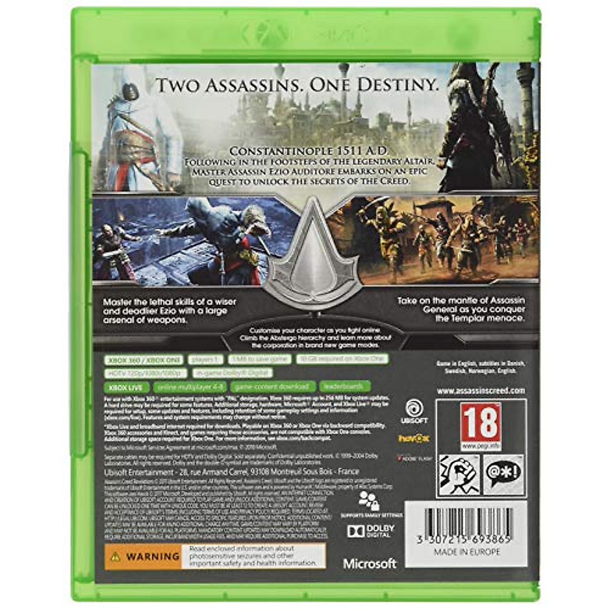 Assassins Creed: Revelations (Greatest Hits) (Xbox One Compatible) /X360 (Xbox 360)