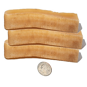 Barking Buddha X-Large Yak Cheese Chews for Dogs | Himalayan Churpi Chew Treats | Healthy, Odorless, Long Lasting Rawhide-Free Bones for Aggressive Chewers (Pack of 3)