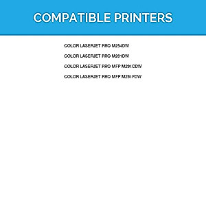 LD Products Compatible Toner Cartridge Replacement for HP 202A (2 Pack, Black) Compatible with HP Color Laserjet M254dw, M281cdw, M281dw, M281fdw