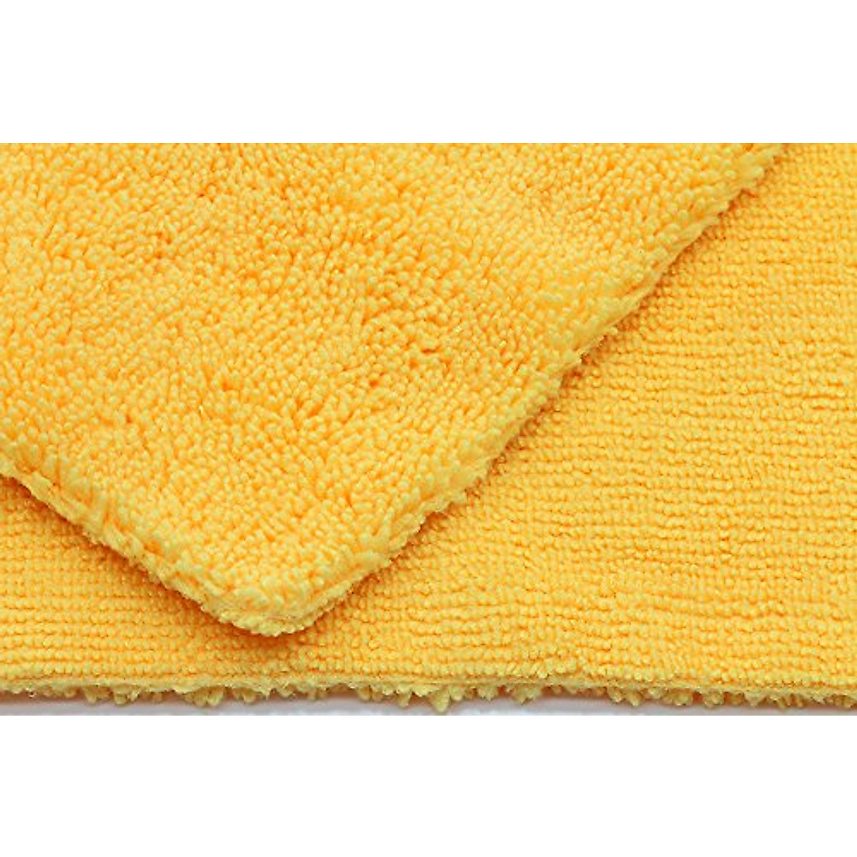 Autofiber Zeroedge Detailing Towel (Pack of 5) Edgeless Microfiber Polishing, Buffing, Window, Glass, Waterless, Rinseless, Car Wash Towels (Gold)