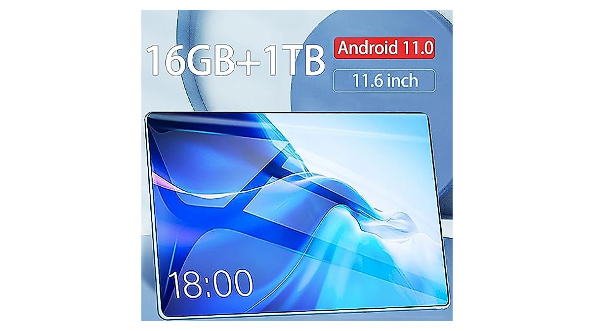 2023 Tablet: 11.6-Inch Android, 16GB RAM, 1TB ROM