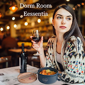 AI LOVE PEACE Microwave Ramen Bowl Set Noodle Bowls With Lid Speedy Ramen Cooker In Minutes BPA Free and Dishwasher Safe For Office College Dorm Room Instant Cooking (Pink)