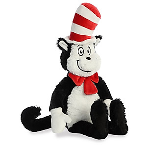 Aurora® Whimsical Dr. Seuss™ Cat in The Hat Stuffed Animal - Magical Storytelling - Officially Licensed - Multicolor 18 Inches