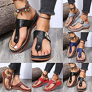 Yealise Women's Slippers Summer Unique Design Fashion Simple Casual Flip Flops