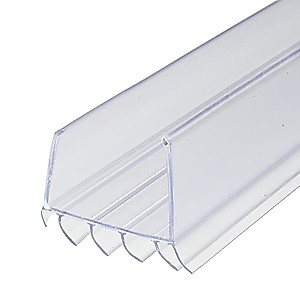 M-D Building Products 43338 36 in. Clear Vinyl U-Shape Cinch Slide-On Under Door Seal