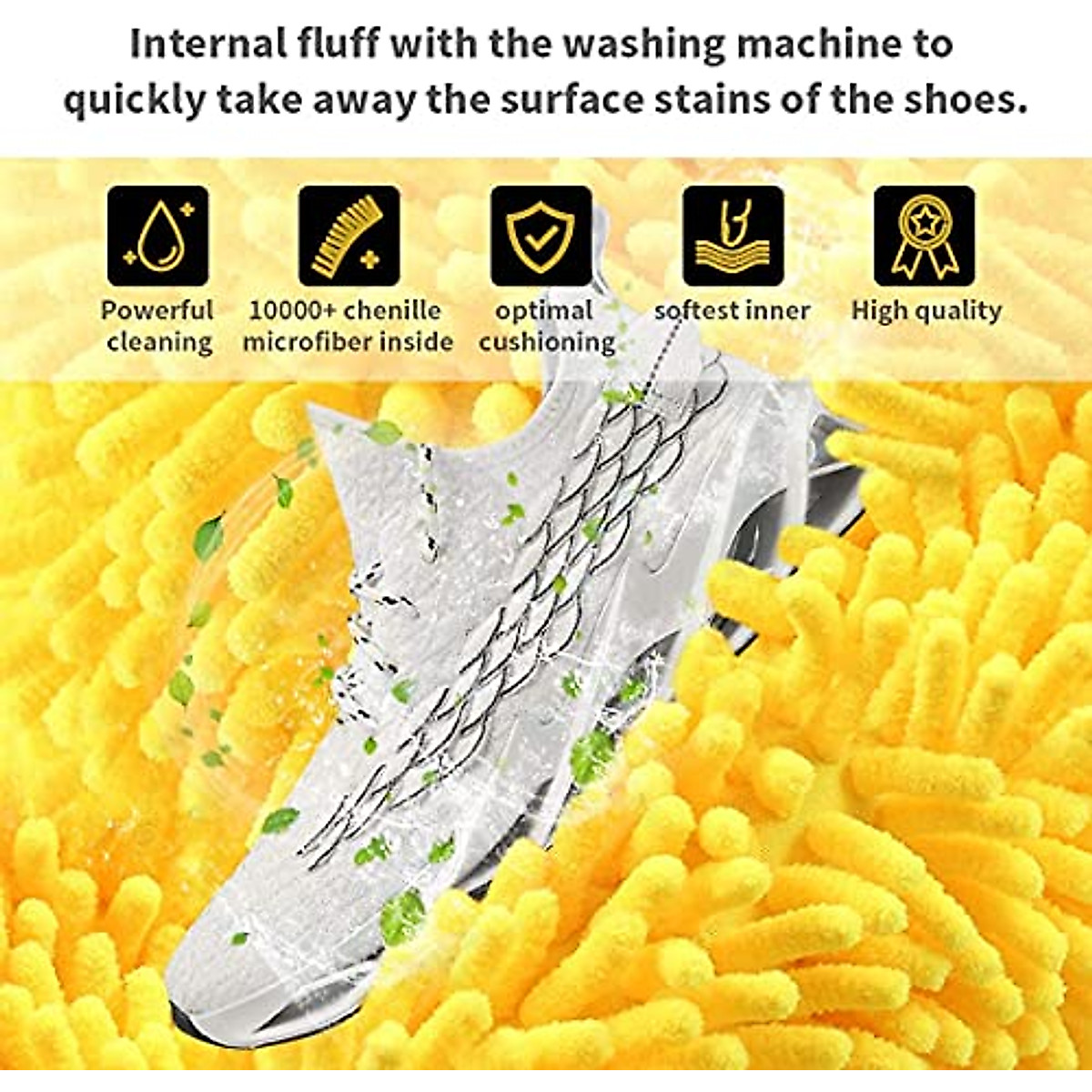 Shoes Laundry Bag Shoe Wash Bag For Washing Machine With Premium Zipper Durable Laundry Bag For Shoes -Sneaker Shoe Cleaner Kit Include Pair of Adjustable Shoe Trees Perfect For Canvas/Sneak