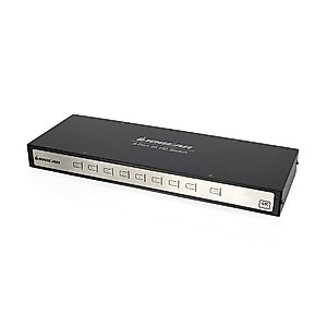 IOGEAR HDMI 8 Port Switch - 4K @ 60Hz - 8 in x 1 Out - True HD and DTS HD Master Audio - Auto Switch - IR Remote Control - Front Panel LED - GHSW8481