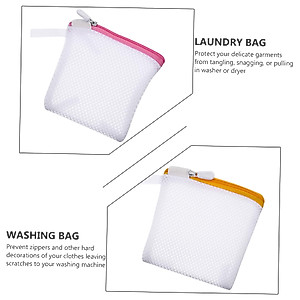 JOINPAYA 6pcs Laundry Bag Mesh Wash Bag Mini Washing Machine Underwear Washing Bag Wash Bags Protecting Wash Bag Foldable Wash Bag Laundry Pouch Travel Sandwich Mesh Laundry Mesh Bag Bra