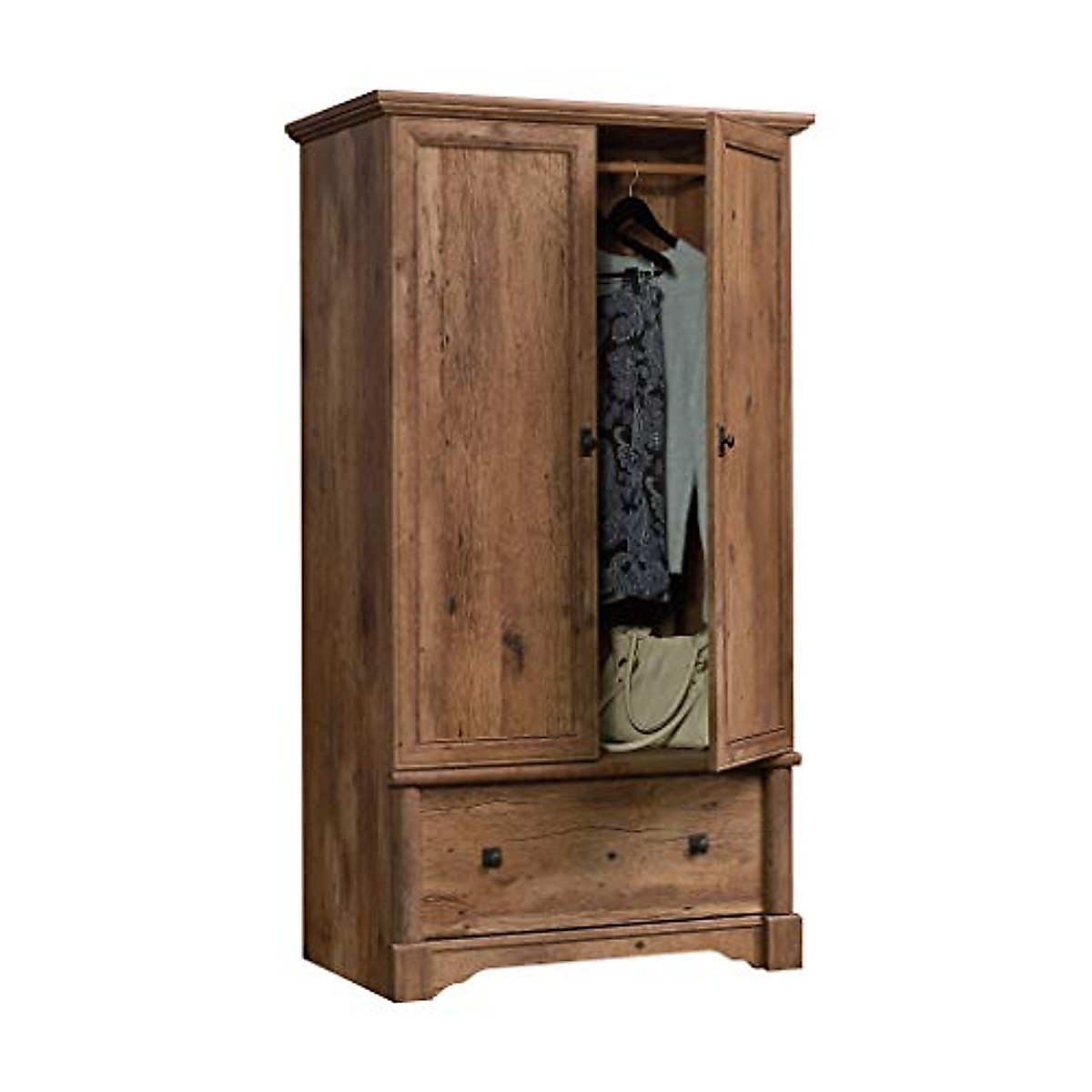 Sauder Palladia Armoire, Vintage Oak finish